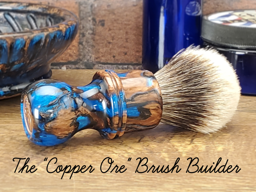 Copper Ore Shaving Brush | Made-to-Order - The CaYuen Workshop, LLC